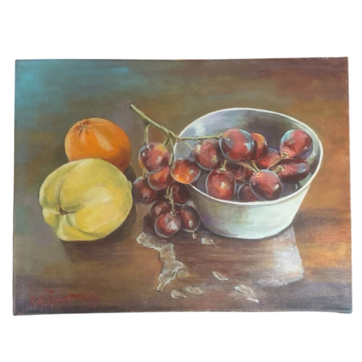 Νεκρή φύση ελαιογραφία σε καμβά 40x50cm… - € 140,00 - Vendora.gr