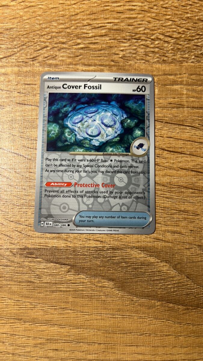 Κάρτα Antique Cover Fossil Pokémon black… - € 0,50 - Vendora.gr